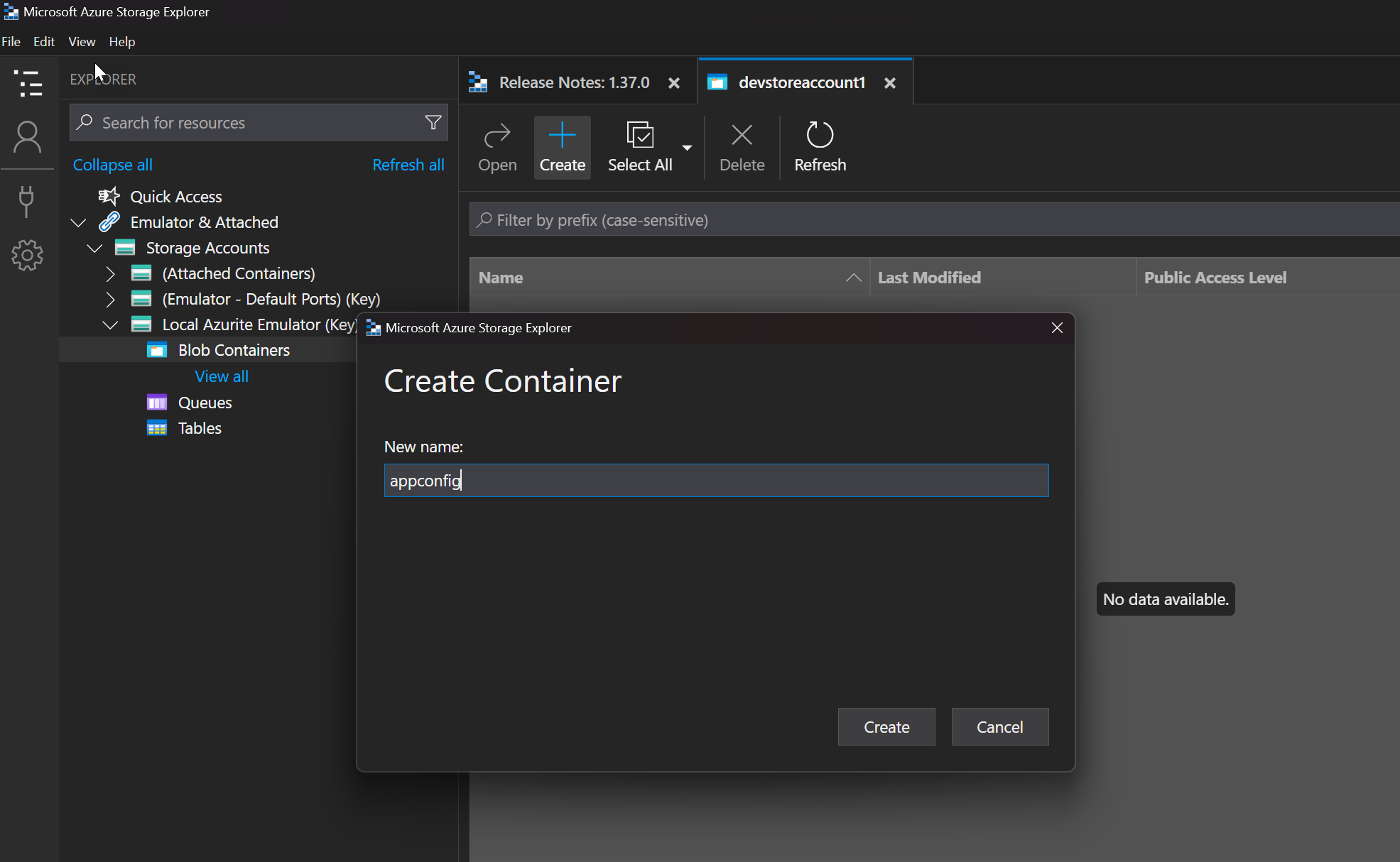 Using Azurite For Azure Function App Storage Emulation