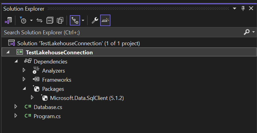 Query Microsoft Fabric Lakehouse Tables from C# Applications